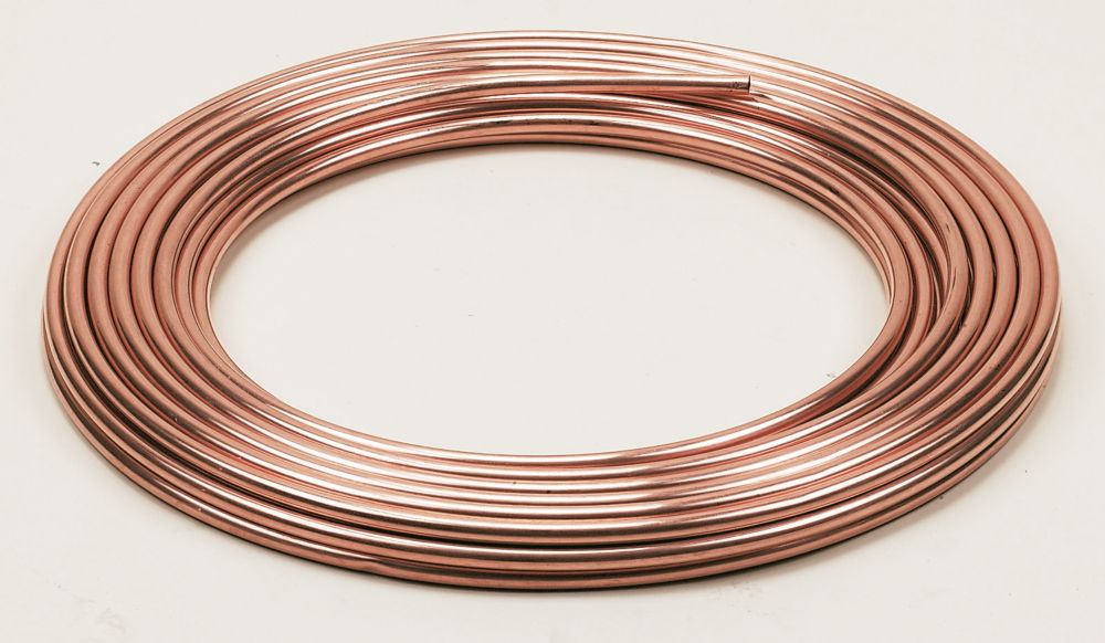 Wednesbury Microbore Copper Coil Pipes 10mm x 25m | Copper Pipe ...