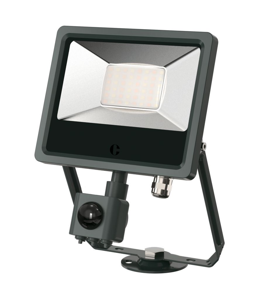 Collingwood Indoor & Outdoor LED Residential Floodlight With PIR Sensor ...
