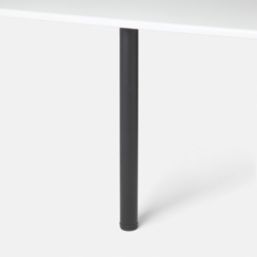 Essentials Worktop Leg Black 875-900mm - Screwfix