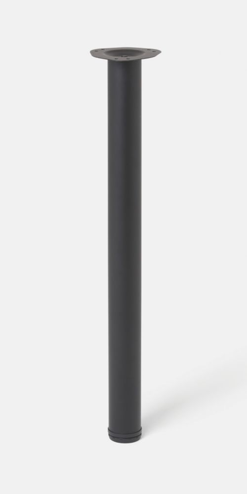 Essentials Worktop Leg Black 875-900mm - Screwfix