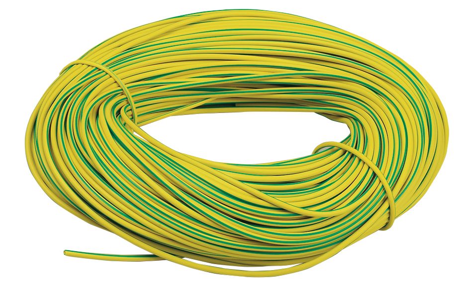 Pro-Fix Green/Yellow Sleeving 3mm x 100m - Screwfix