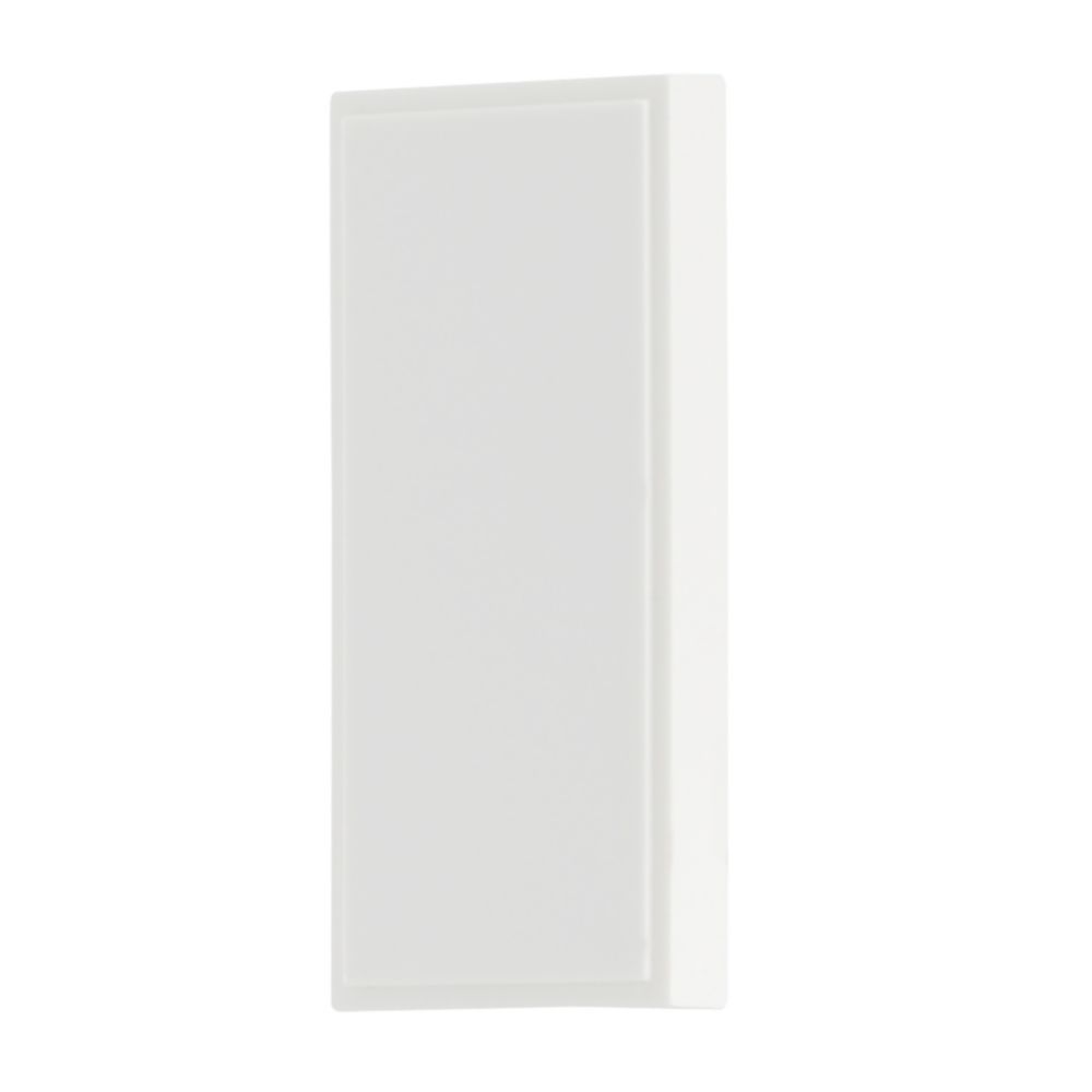 Contactum 1-Module Modular Blanking Plate White - Screwfix