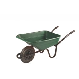 Walsall The Shire Pneumatic Wheels Wheelbarrow Green 90Ltr - Screwfix