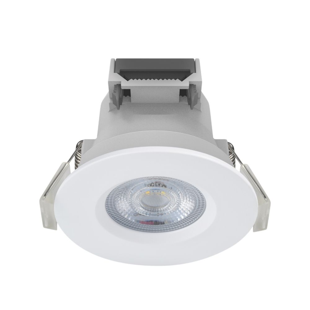 LAP Ubertas Fixed LED Downlight White 4W 420lm - Screwfix