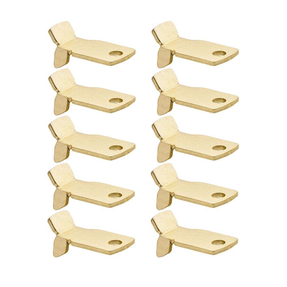 Bookcase Supports 13mm x 14mm 10 Pack - Screwfix