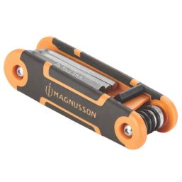 Magnusson Metric Folding Hex Key Set 8 Pcs - Screwfix