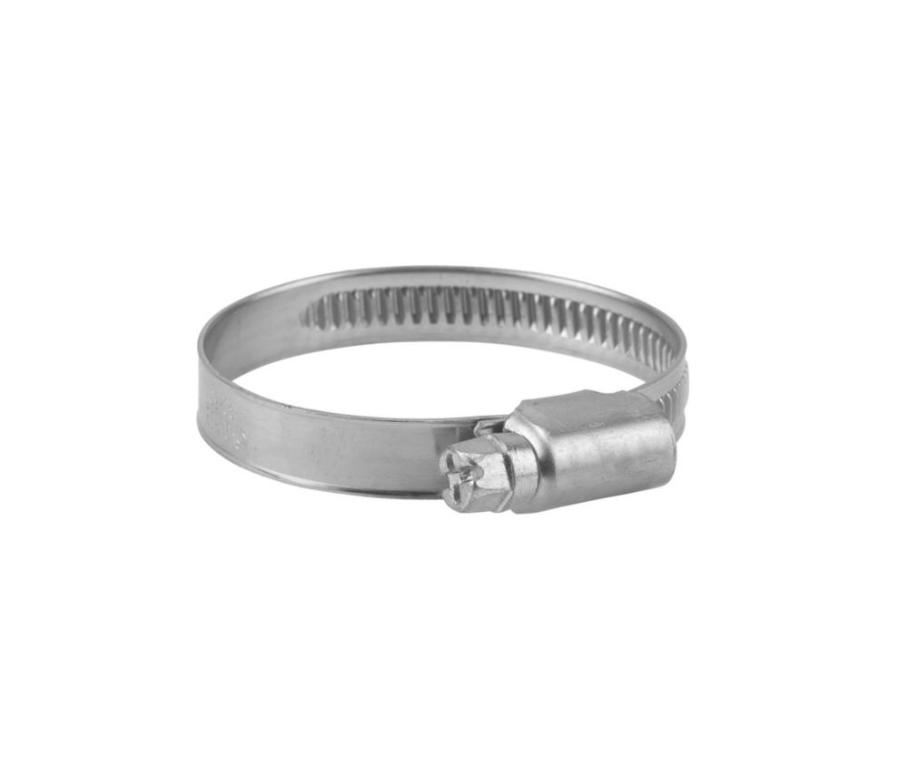 Gardena Zinc-Plated Hose Clamp 32-50mm 2 Pack - Screwfix