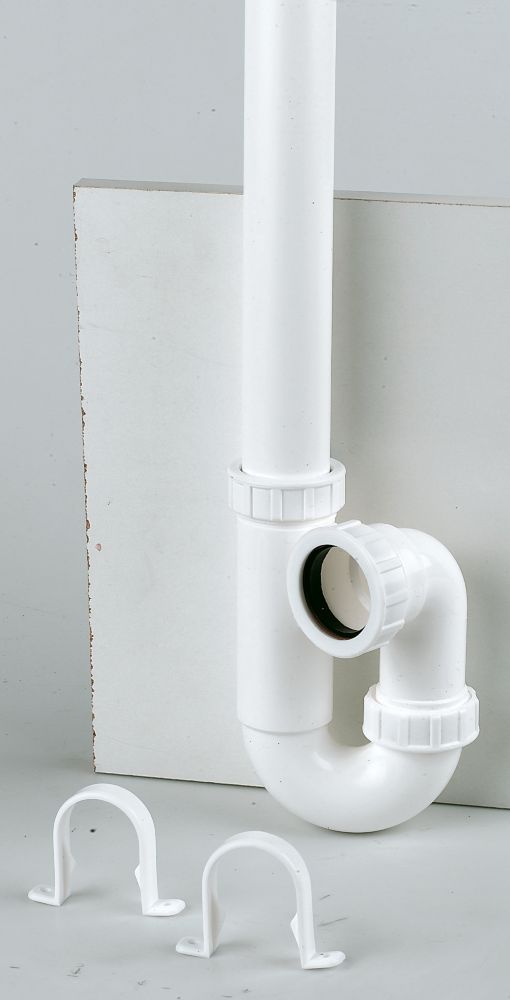 FloPlast Washing Machine Trap White 40mm | Traps | Screwfix.ie