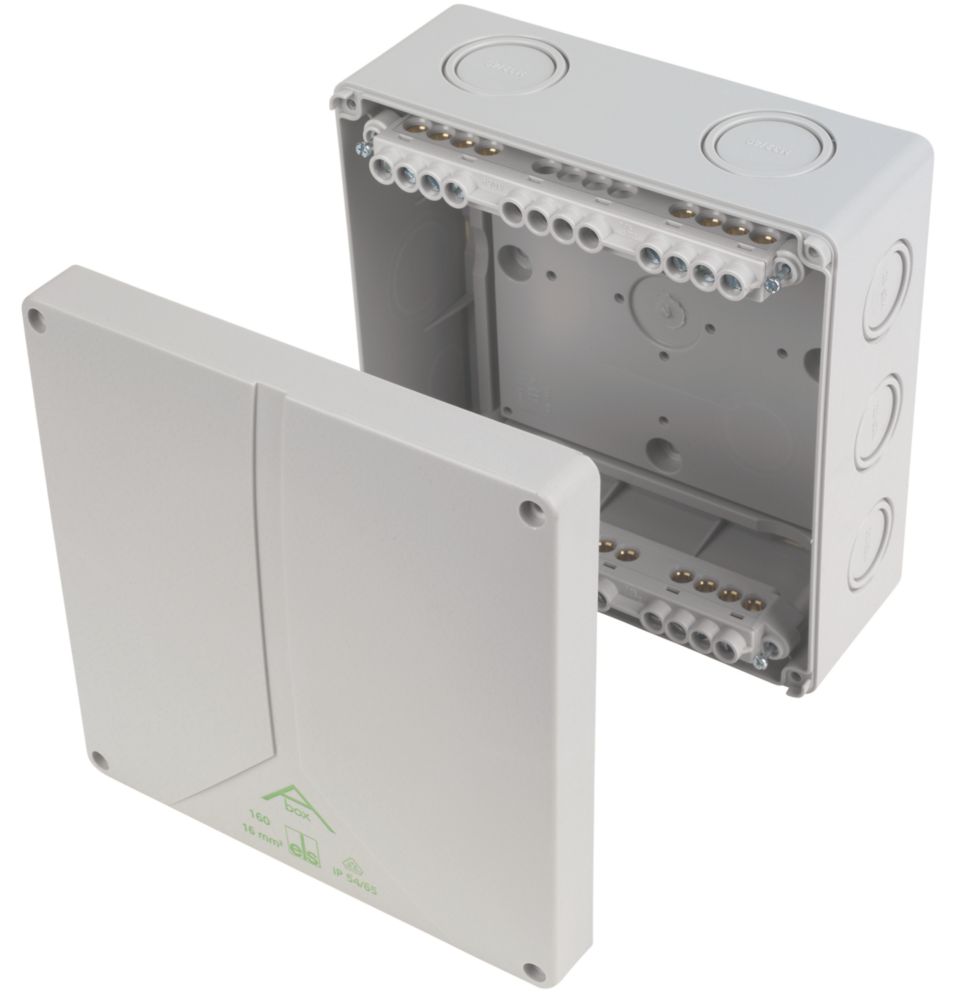 Spelsberg IP65 101A 24-Terminal Weatherproof Outdoor Adaptable Box ...