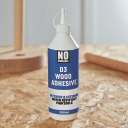 No Nonsense Wood Adhesive 500ml - Screwfix