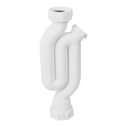 Flomasta Pedestal Compression Trap White G1 1/4" x 32-36mm - Screwfix