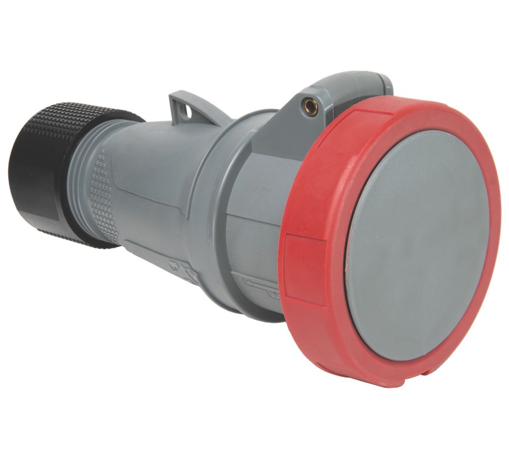 Amphenol 16A 3P+E Straight Connector 415V - Screwfix