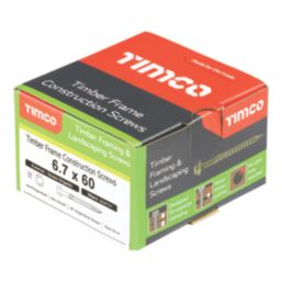 Timco Hex Socket Timber Frame Construction & Landscaping Screws 6.7mm x ...