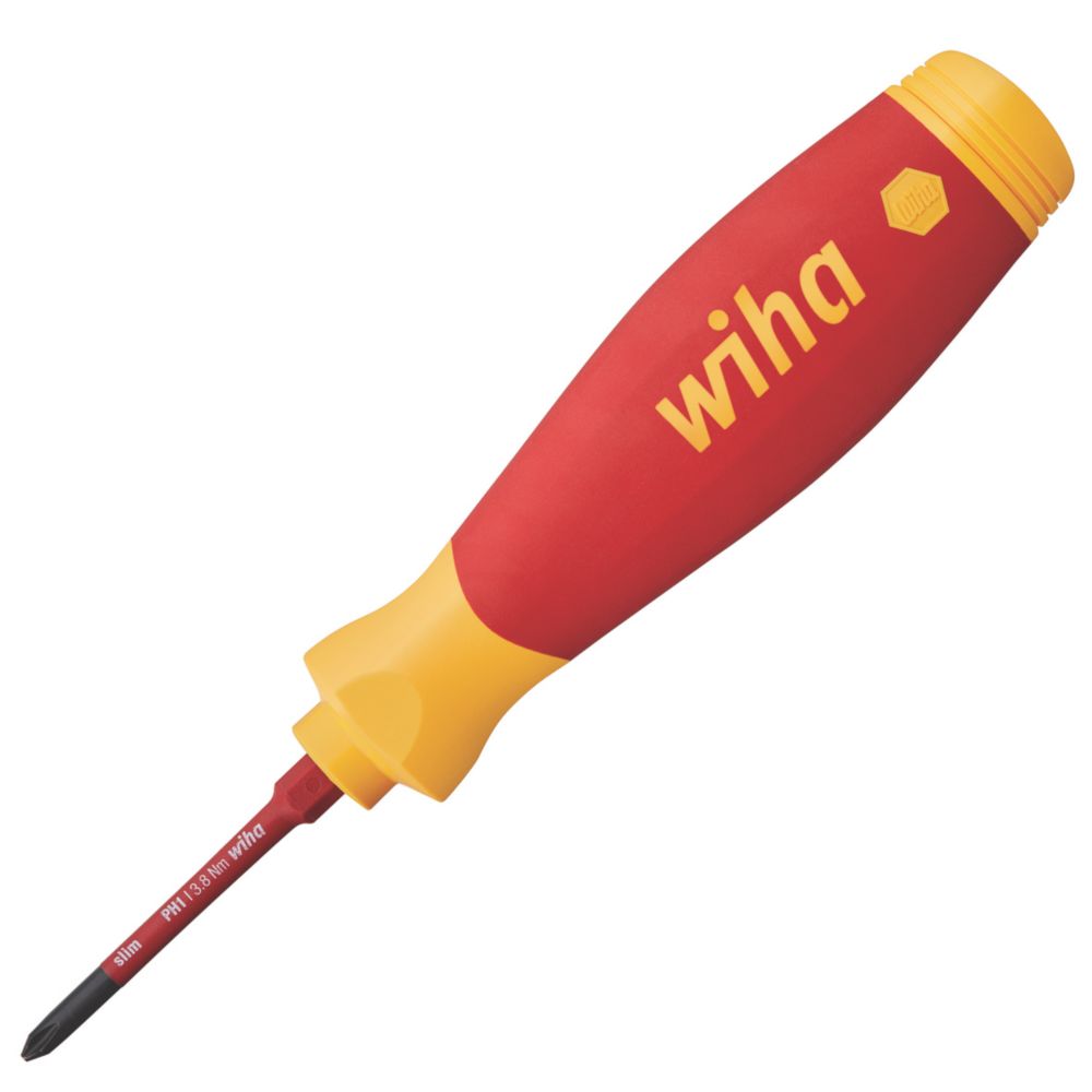 Wiha PocketMax VDE Screwdriver with Bit Magazine 5 Piece Set - Screwfix