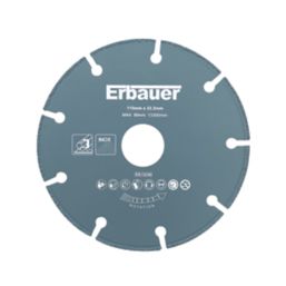 Erbauer Multi-Material Diamond Blade 115mm x 22.2mm - Screwfix