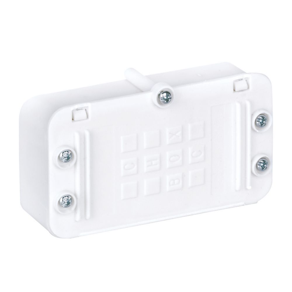 Vimark 30A Chocbox Connector Box 90 x 30 x 50mm White - Screwfix