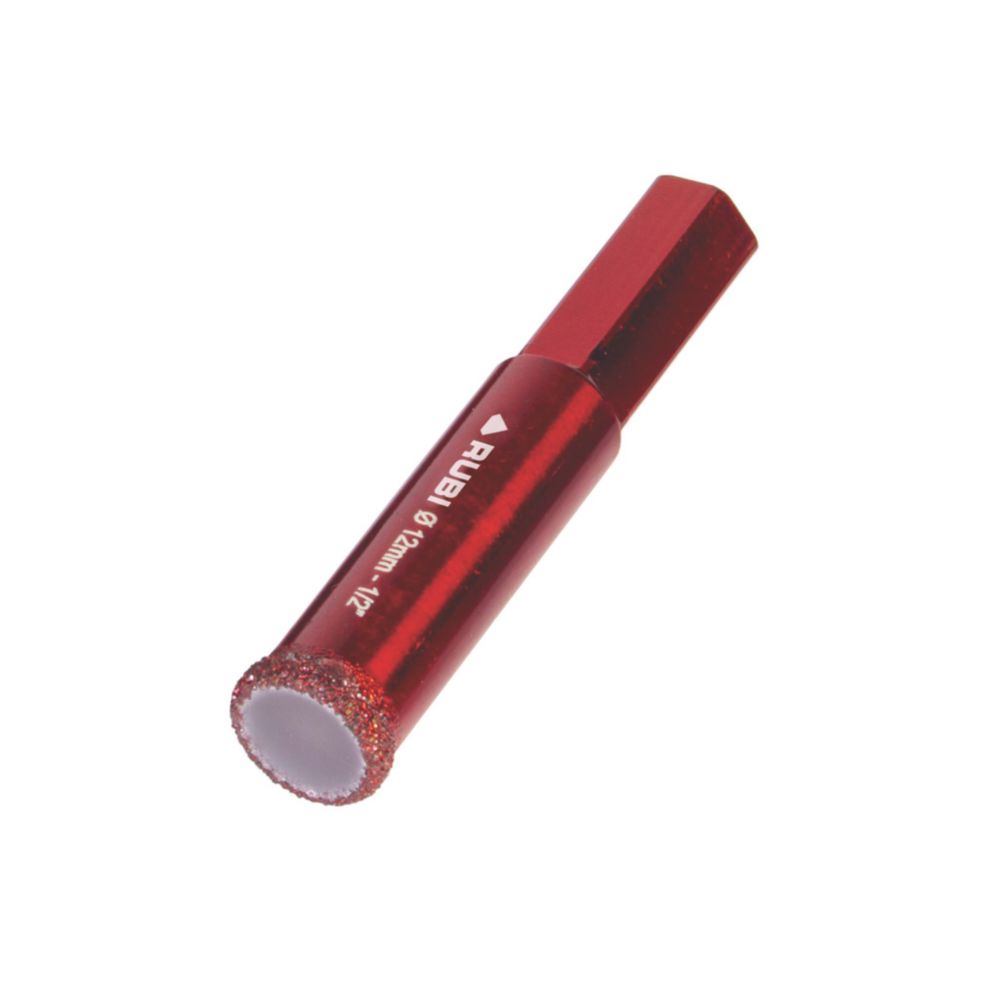 Rubi DRYGRES Hex Shank Diamond Tile Cutter 12mm x 125mm - Screwfix