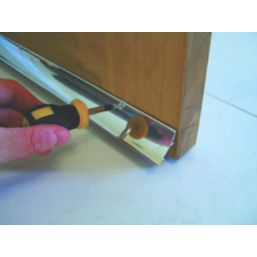 Stormguard Rain Deflector Polished Aluminium 0.84m - Screwfix