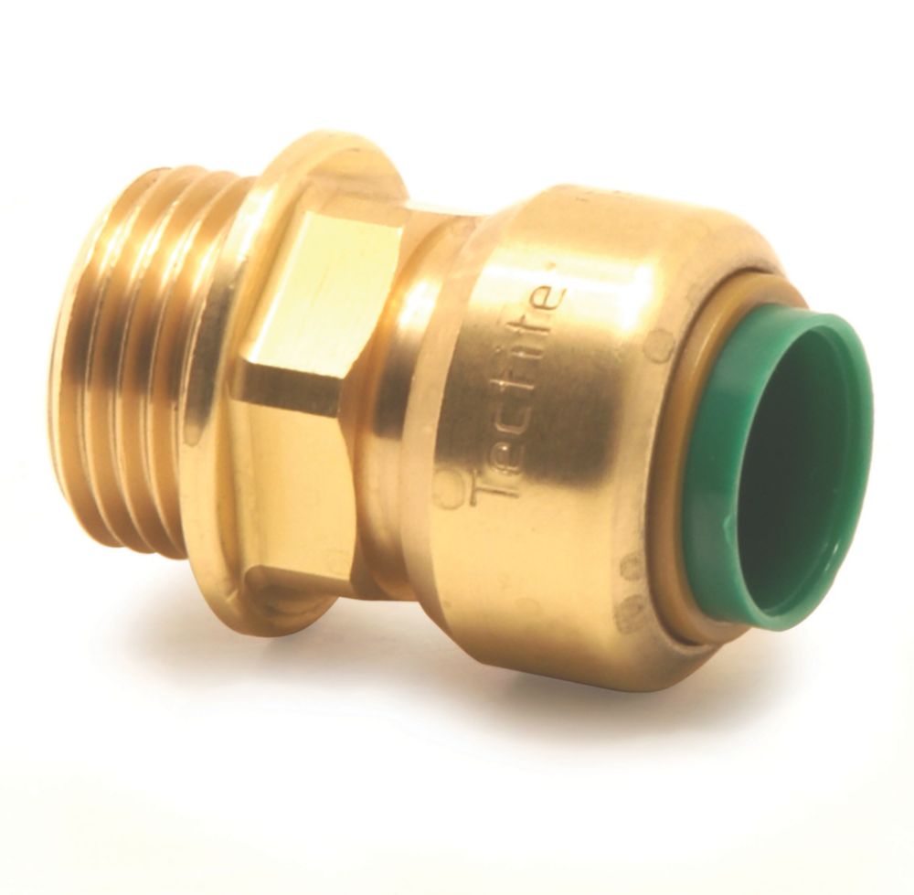 Tectite Classic T3P Brass Push-Fit Equal Straight Male Connector 3/4" x ...