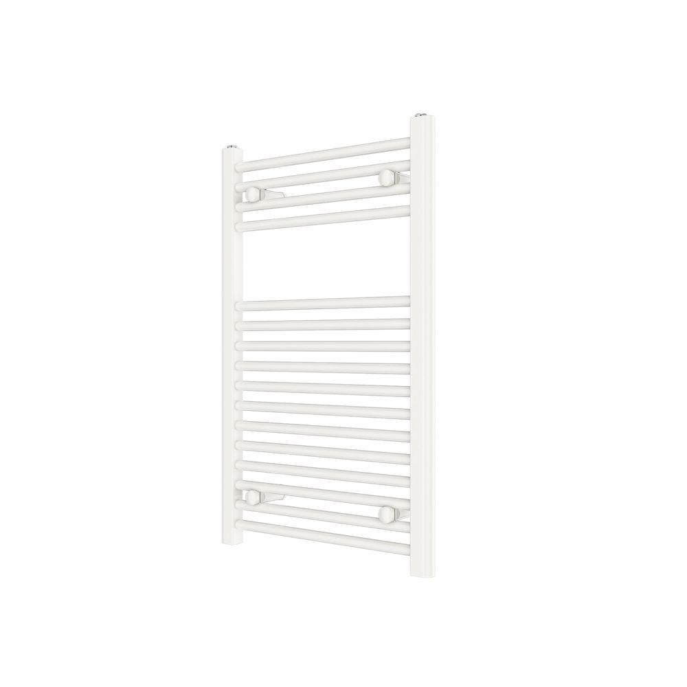 Flomasta 800mm x 500mm 1239BTU White Flat Towel Radiator - Screwfix