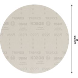 Bosch Expert M480 220 Grit Mesh Plaster & Drywall Sanding Nets 225mm 25 ...