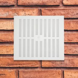 Map Vent Adjustable Vent White 229mm x 229mm - Screwfix