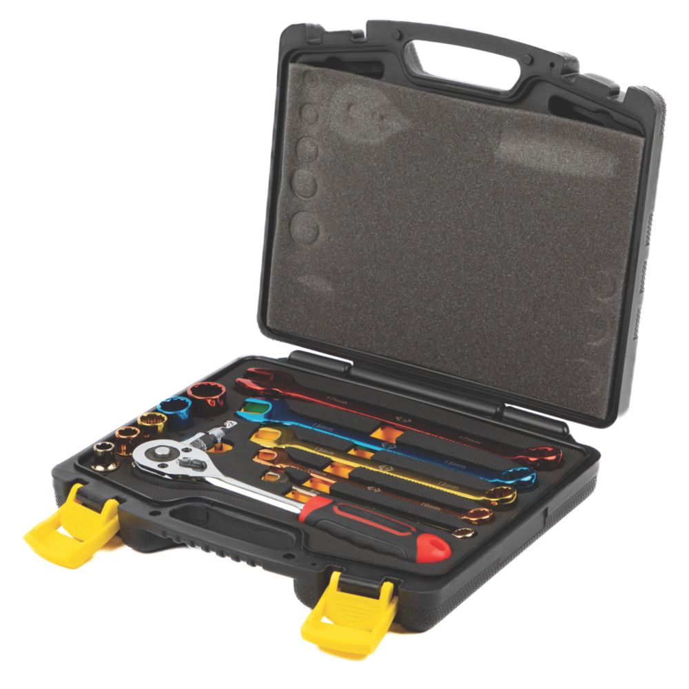 C.K SureDrive Socket & Spanner Set 12 Pieces - Screwfix