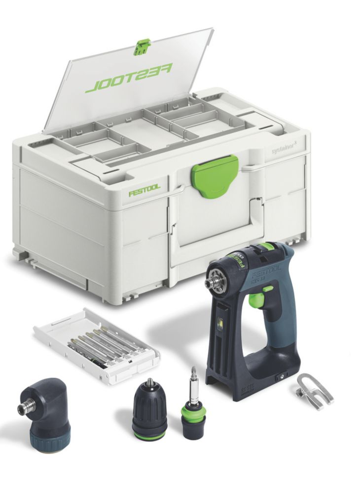 Festool CXS 18-Basic-Set 18V Li-Ion Airstream Li-High Power Brushless ...