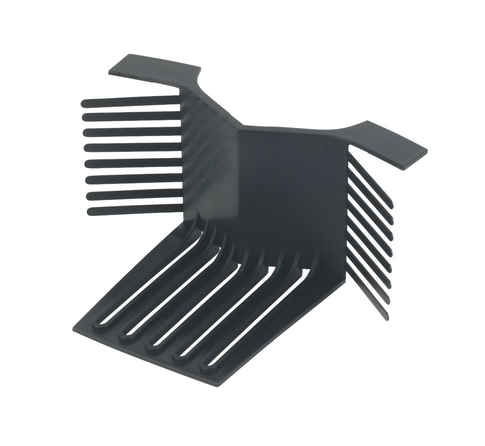 Glidevale Protect Black Universal Dry Verge End Caps 2 Pack - Screwfix