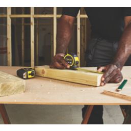 Stanley 8m Tape Measure 2 Pack - Screwfix