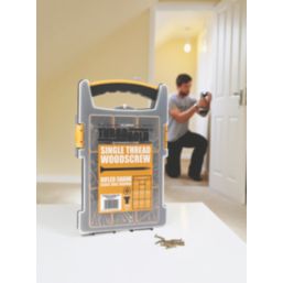 TurboGold PZ Double-Countersunk Woodscrews Trade Grab Pack 1000 Pcs ...