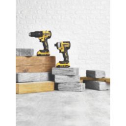 DEWALT DCK2060D2T-SFGB 18V 2 x 2.0Ah Li-Ion XR Brushless Cordless Combi Drill and Impact Driver ...