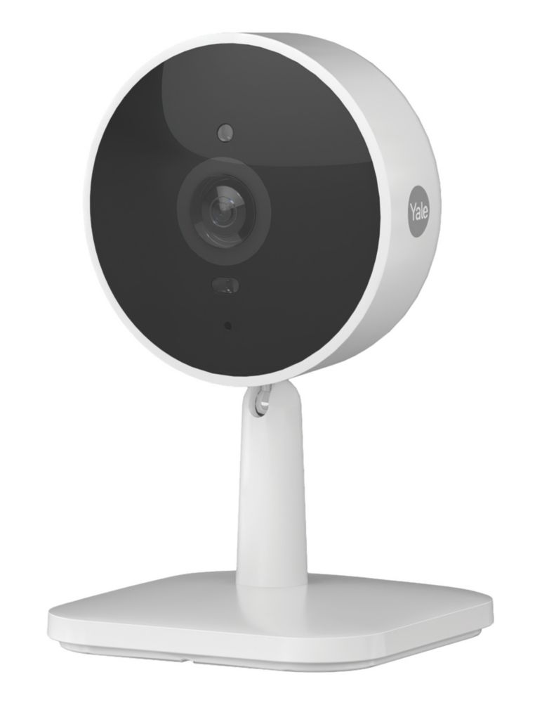 Yale SV-IC-1A-W-UK Mains-Powered White Wireless 1080p Indoor Round ...