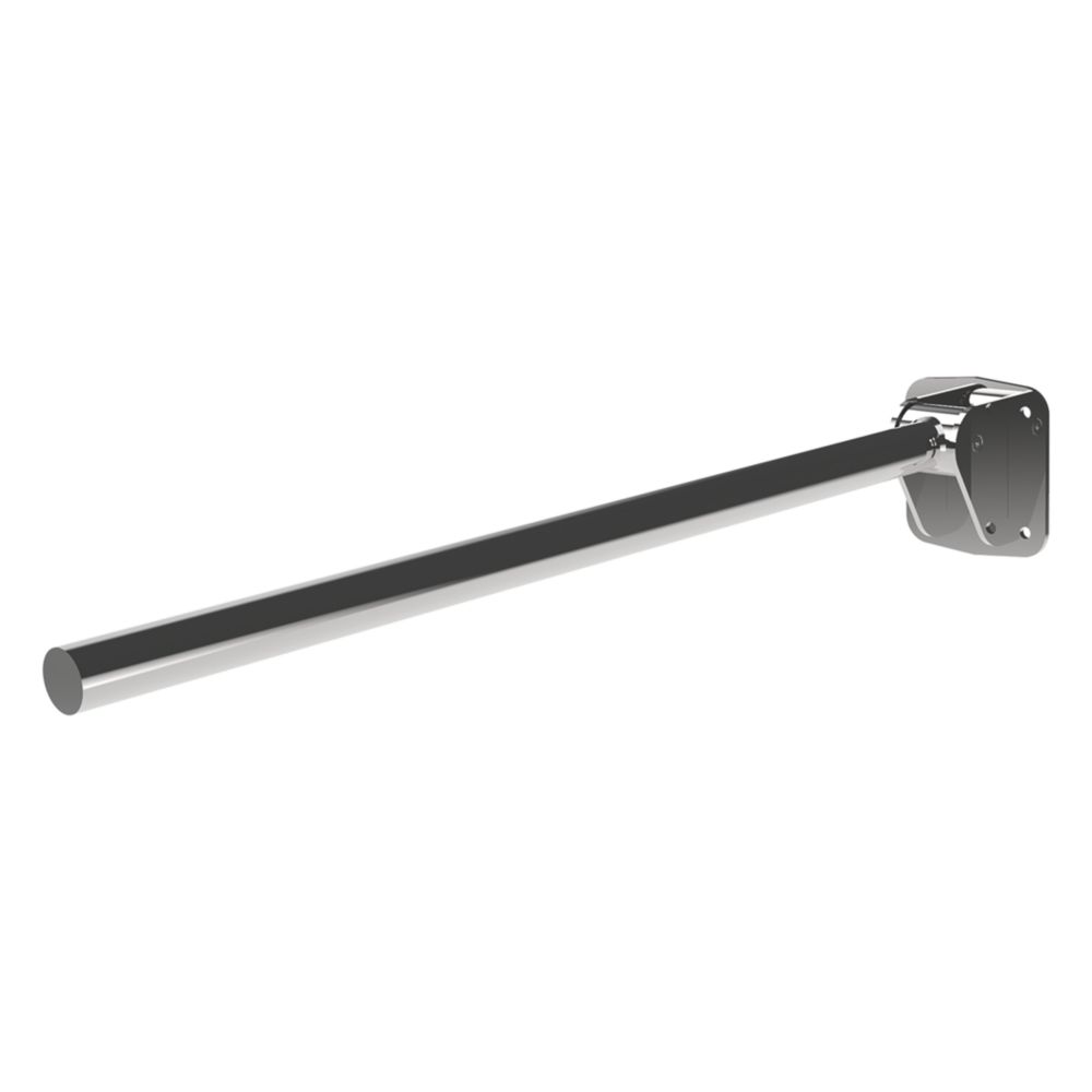 Nymas NymaSTYLE Doc M Friction Hinged Support Rail Chrome 800mm x 135mm ...