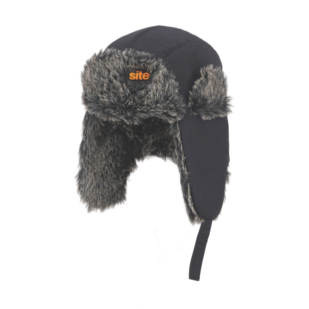 Site Hislop Hat Black - Screwfix