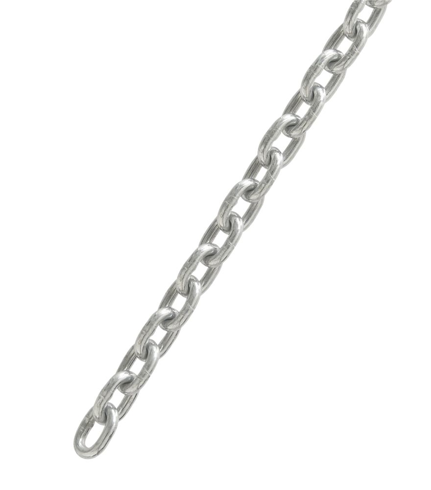 Essentials Side-Welded Zinc-Plated Short Link Chain 10mm x 10m - Screwfix
