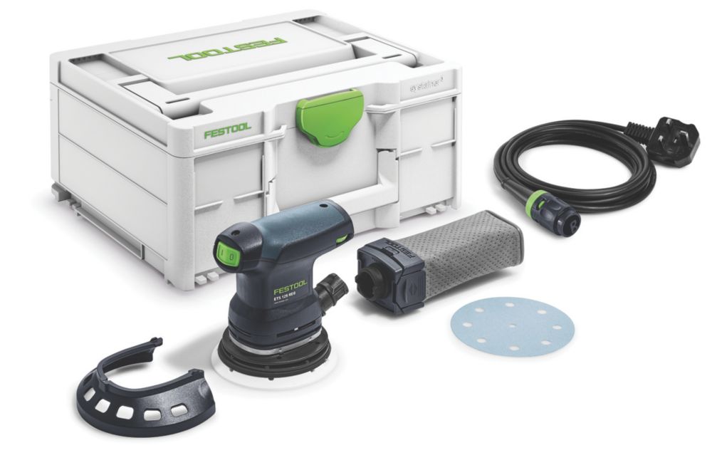 Festool ETS 125 REQ-Plus 125mm Electric Orbital Sander 230V - Screwfix