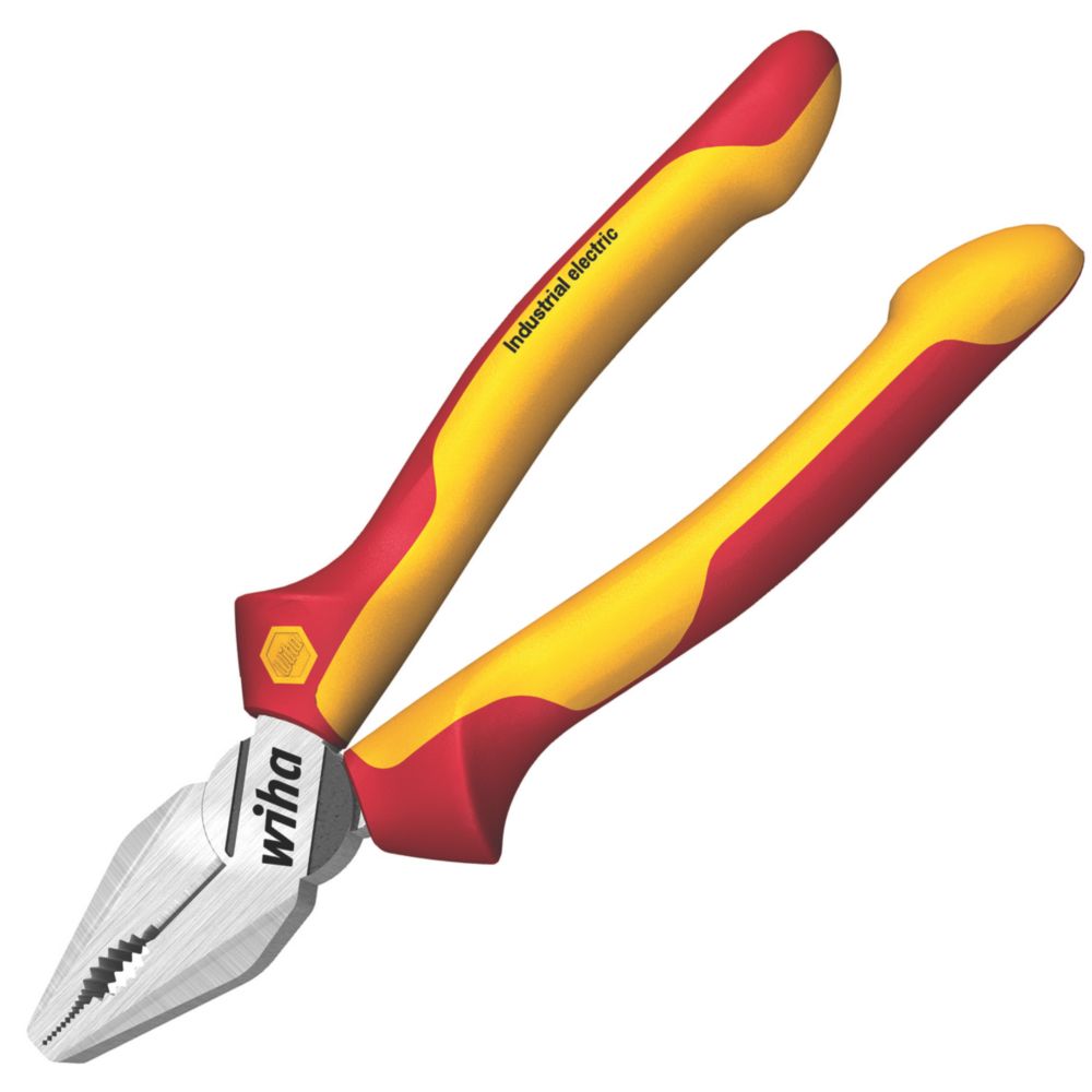 Wiha VDE Combination Pliers 6 1/2" (160mm) - Screwfix