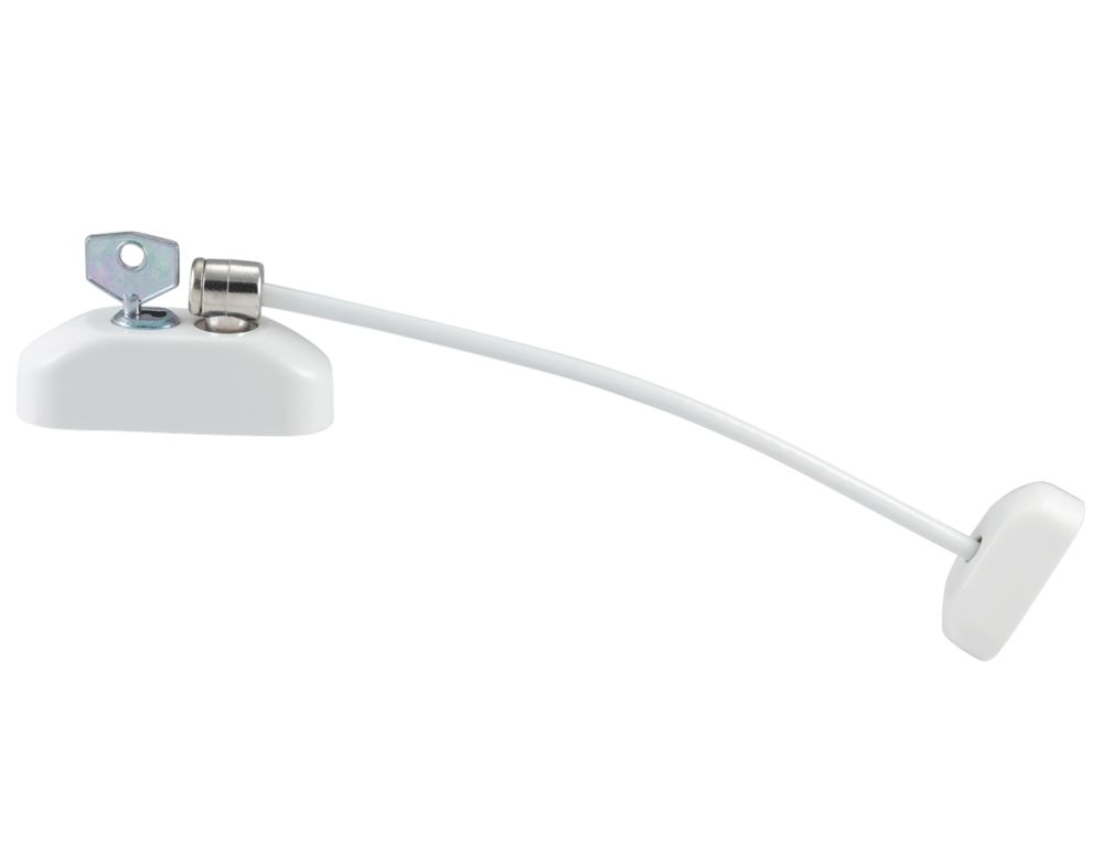 Smith & Locke Window Restrictor White 200mm - Screwfix