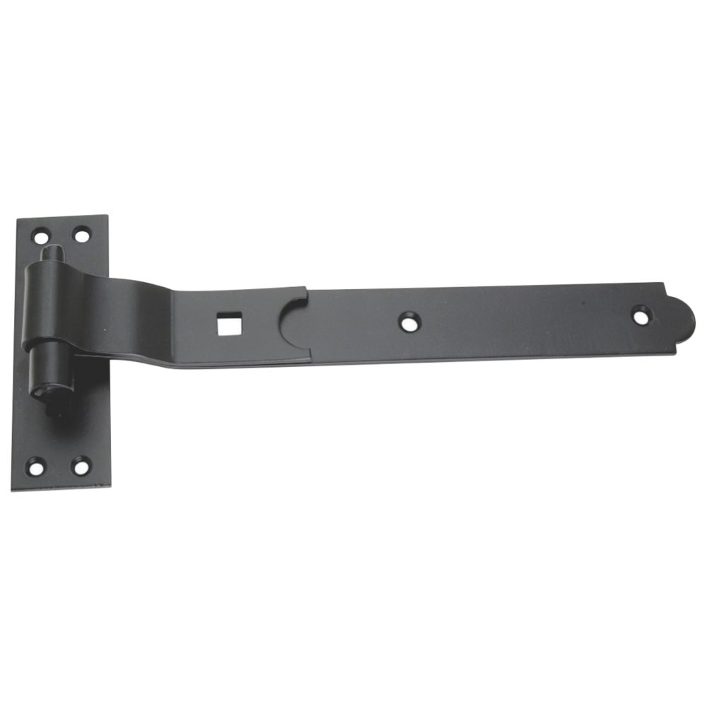Smith & Locke Black Powder-Coated Cranked Gate Hinge Hook & Band 134mm ...