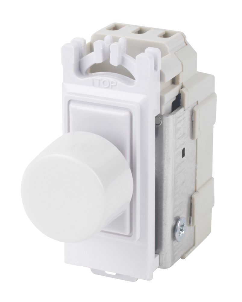Varilight V-Pro 2-Way LED Grid Dimmer Switch White with Colour-Matched ...