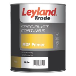 Leyland Trade 750ml White Matt Interior MDF Primer - Screwfix