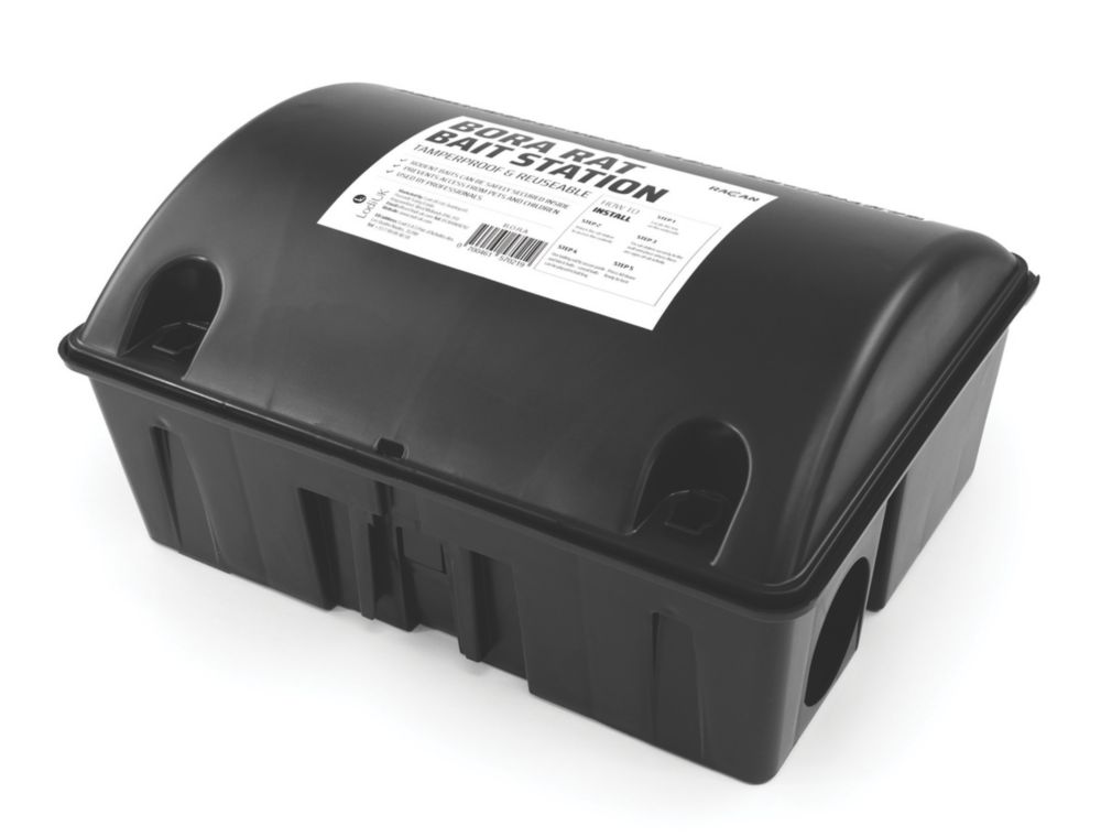 Racan Bora Rodent Rat Bait Station - Screwfix