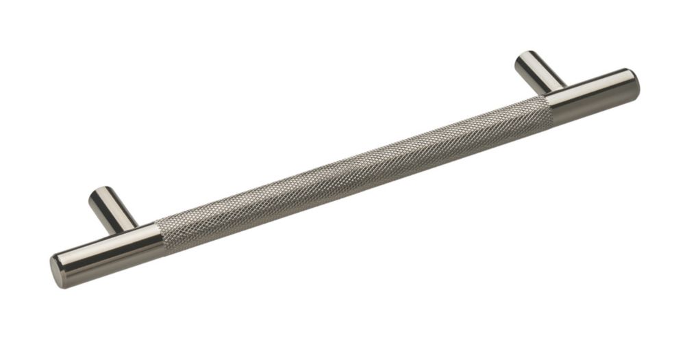 Elite Knobs & Handles Kensington Knurled T Bar Handle Black Nickel ...