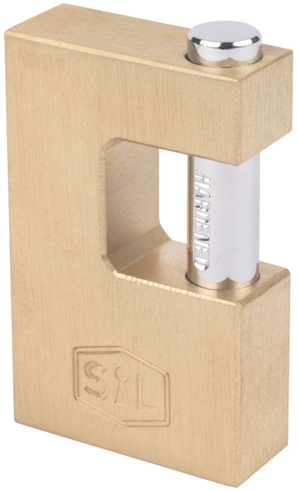 Smith & Locke Block Rectangular Padlock 60mm - Screwfix