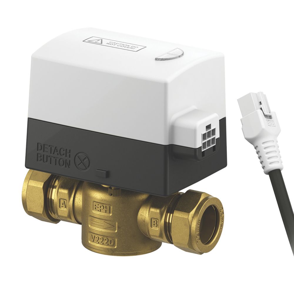 EPH Controls V221P 2 Port Motorized Valve 3/4" Compression | Motorised ...