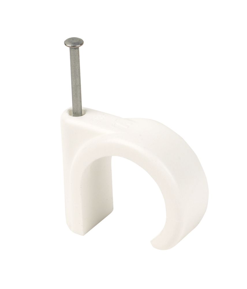 Talon 28mm Nail-In Clips 100 Pack - Screwfix