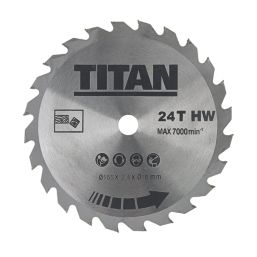 Titan TTB874CSW 1200W 165mm Electric Circular Saw 240V - Screwfix
