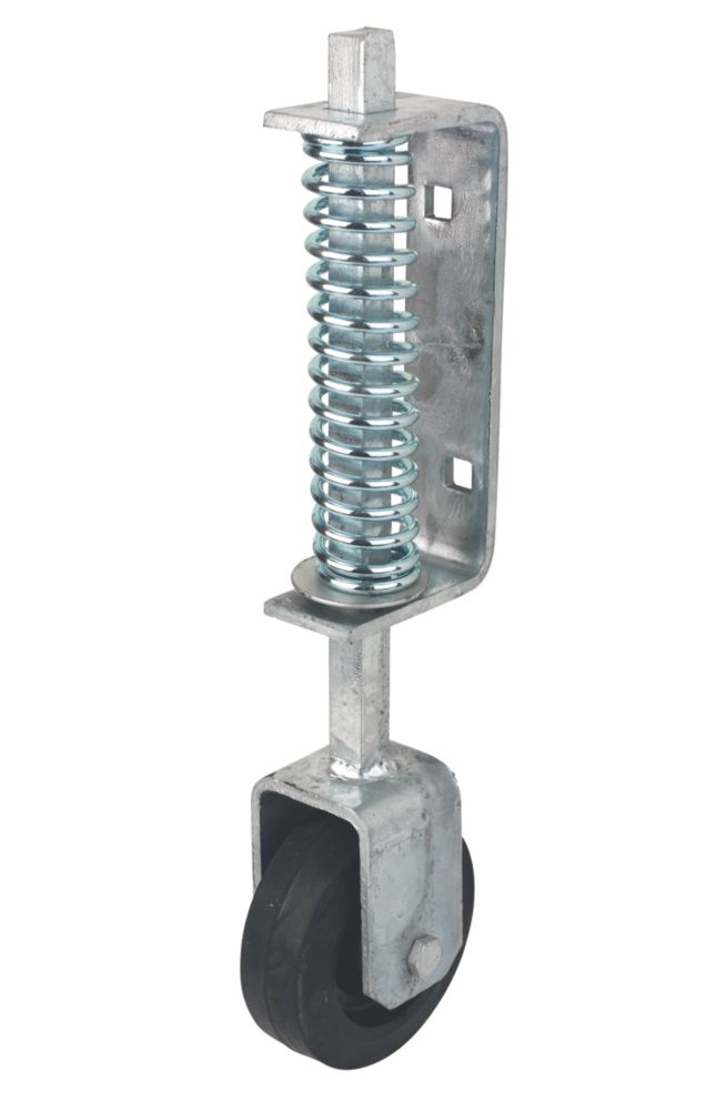 GateMate Heavy Duty Gate Wheel 100mm Silver - Screwfix