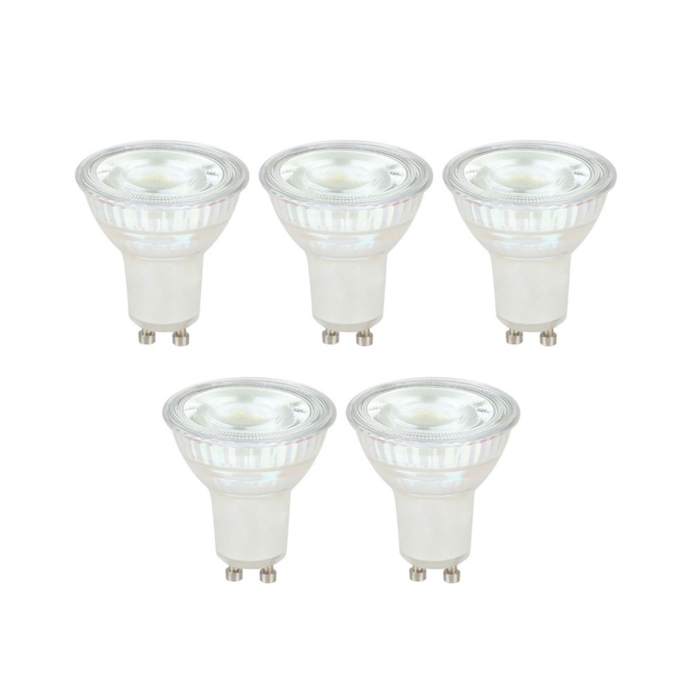 LAP Wide Beam Angle GU10 LED Light Bulb 345lm 2.5W 5 Pack - Screwfix